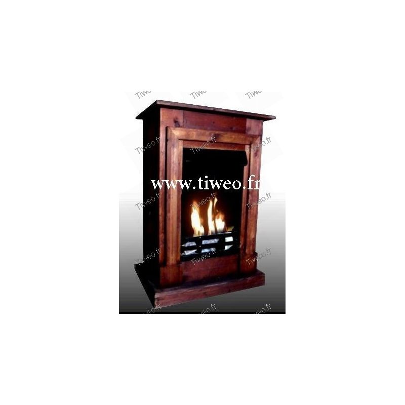 Öppen spis etanol färg Brown, öppen spis i promo, väggen öppen spis