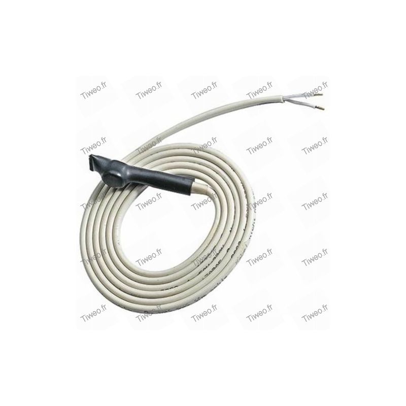 câble chauffant antigel 2M avec thermostat, câble antigel pour tuyaux